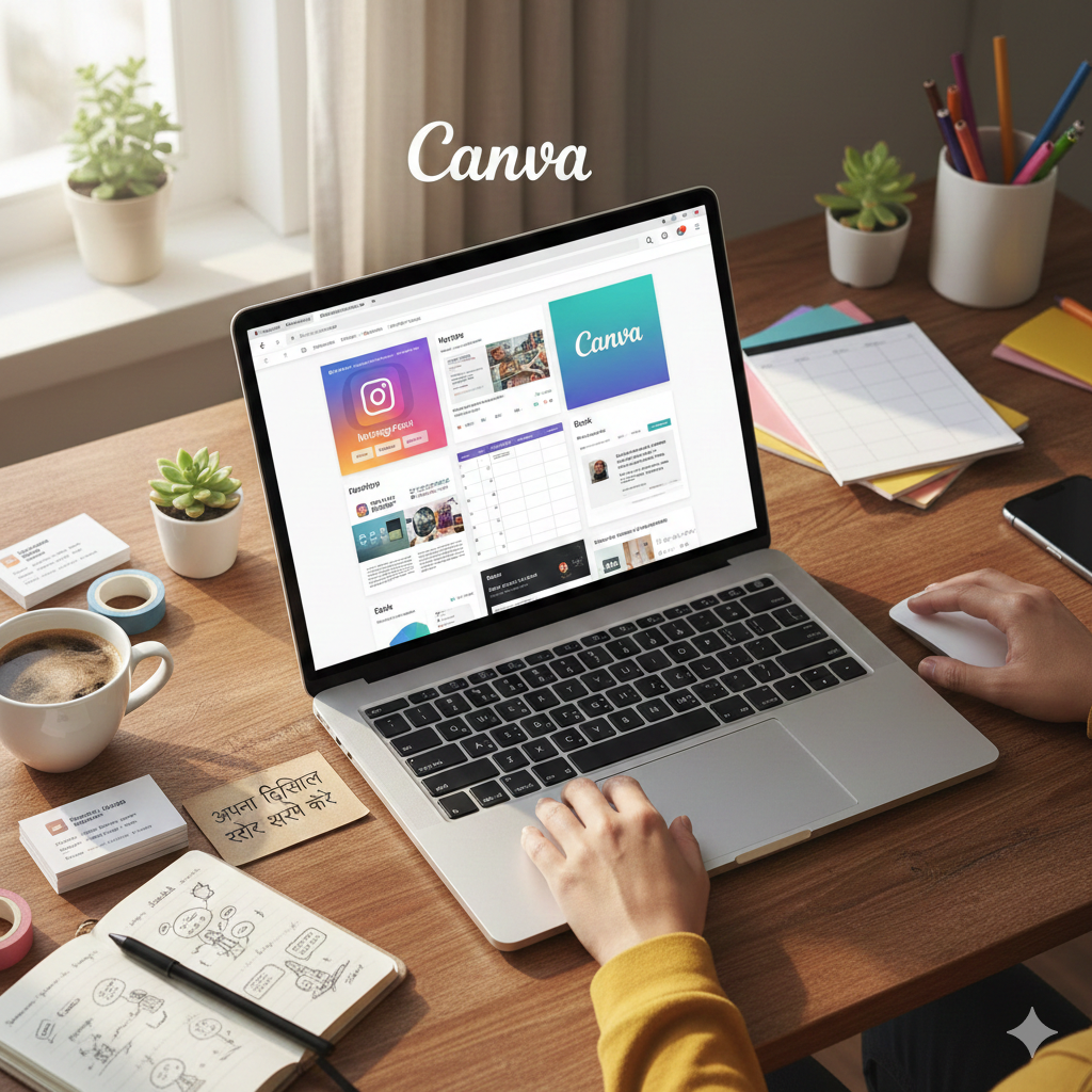 Canva टेम्पलेट्स बनाकर पैसे कैसे कमाएं: स्टेप-बाय-स्टेप गाइड - Hindi ...